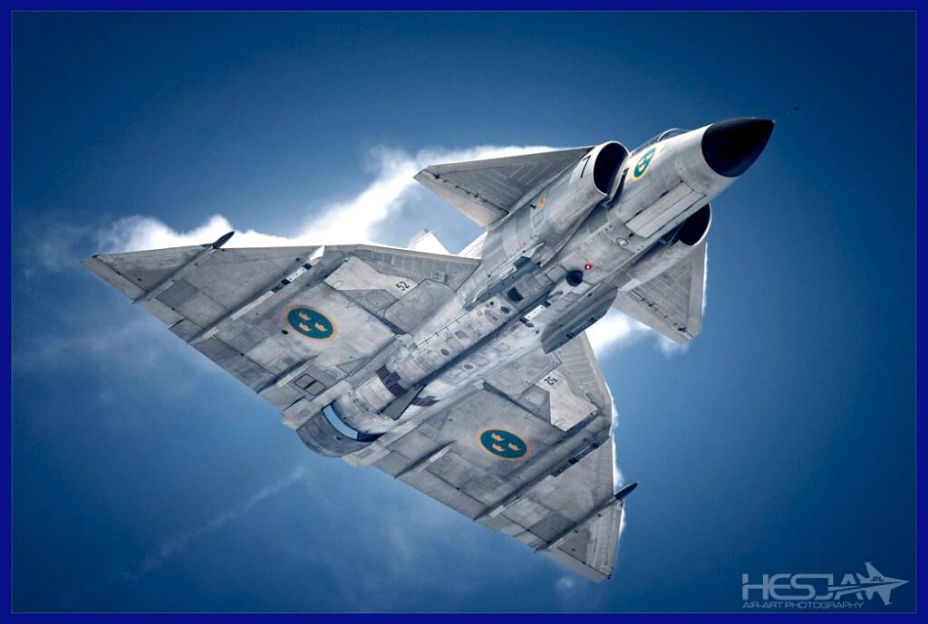 Saab 37 Viggen This Supersonic Aircraft Was Built For The Particular ...