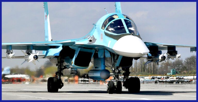 The Russian Sukhoi Su-34 Fullback Comprehensive Details That Highlights ...